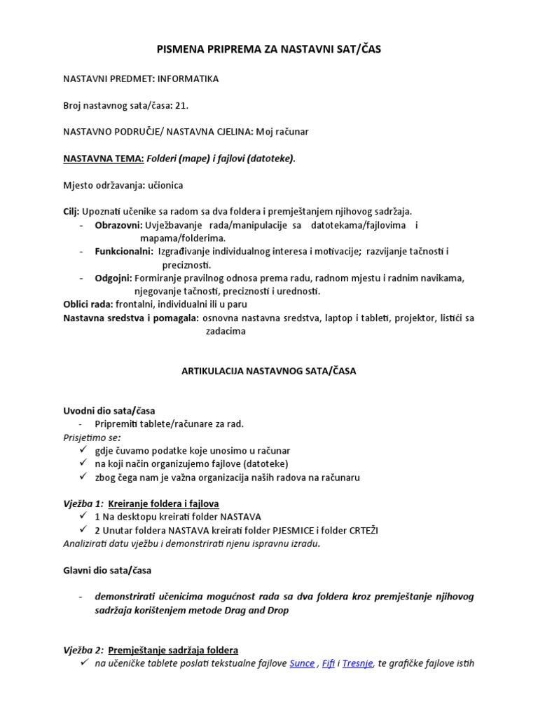 Folderi I Fajlovi | PDF