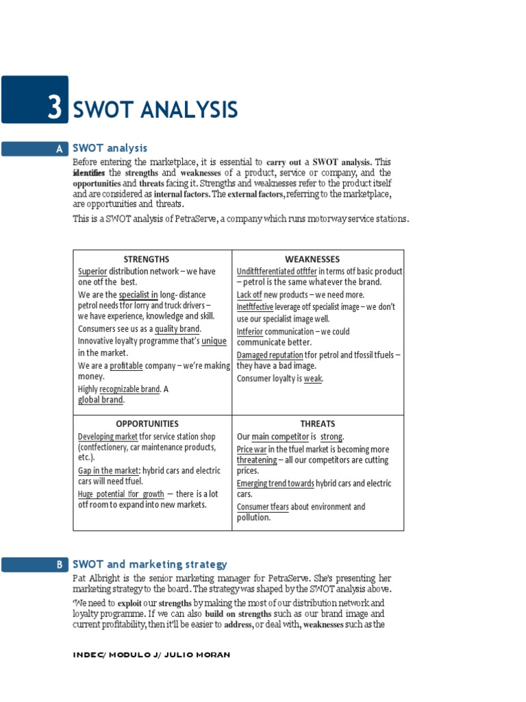 Swot Analysis | PDF | Swot Analysis | Brand