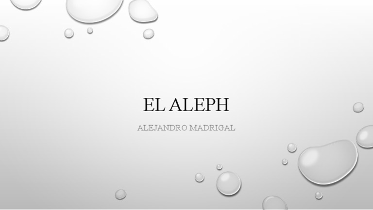 El Aleph 2.0 | PDF