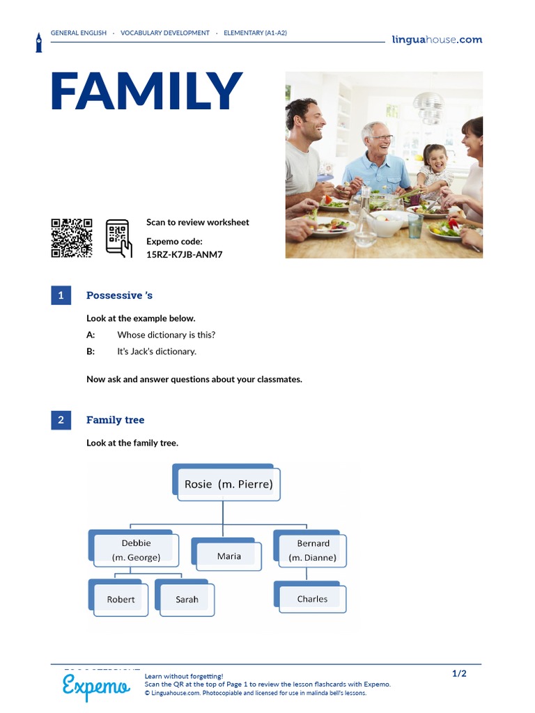 Family British English Student Ver2 | PDF | Learning | Linguistics