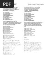 Monster Mash Lyrics | PDF | Horror Fiction | Monsters