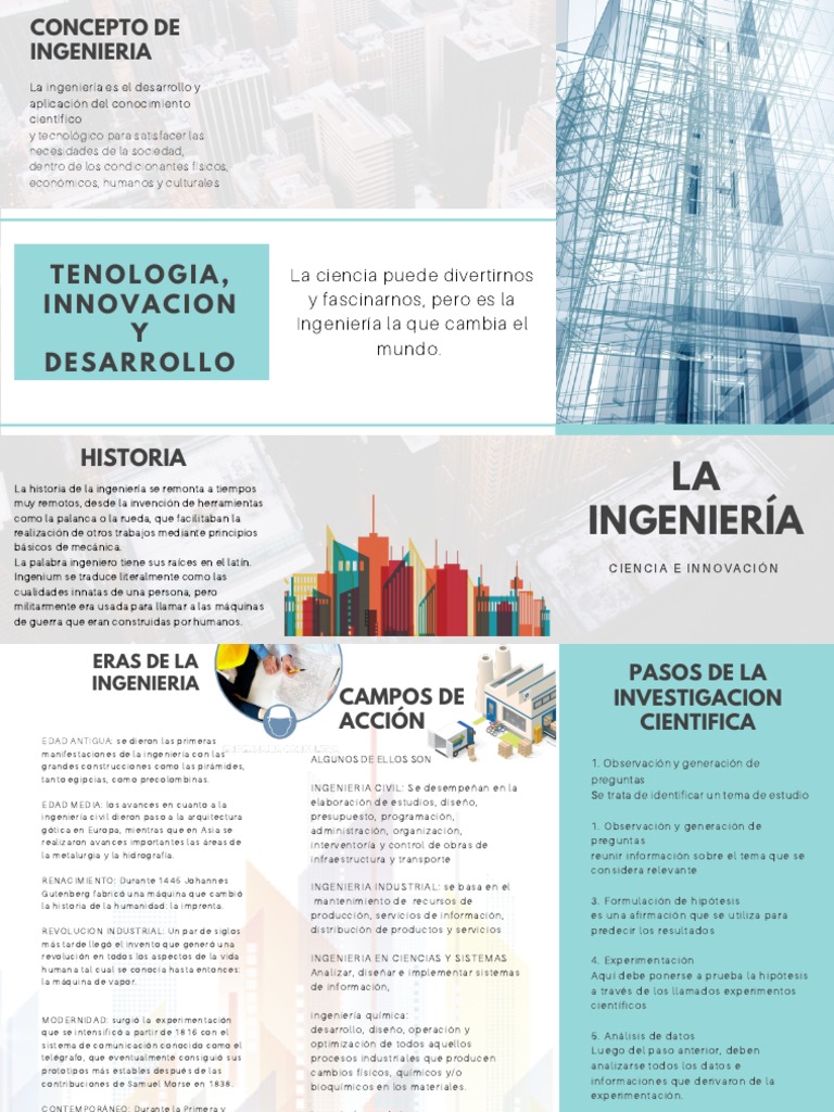 Concepto de Ingeniería | Descargar gratis PDF | Ingeniería | Ciencias fisicas