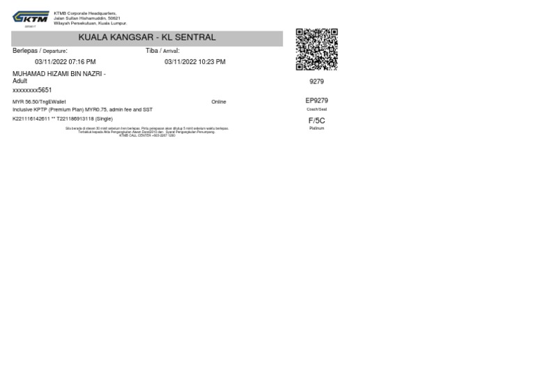 KTM Receipt 1667375245362 | PDF