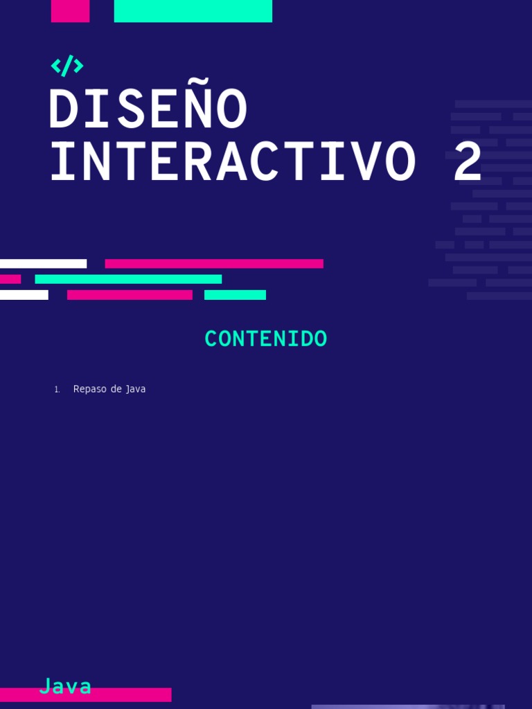 Diseño Interactivo 2 | PDF | Cola (tipo de datos abstractos) | Programación