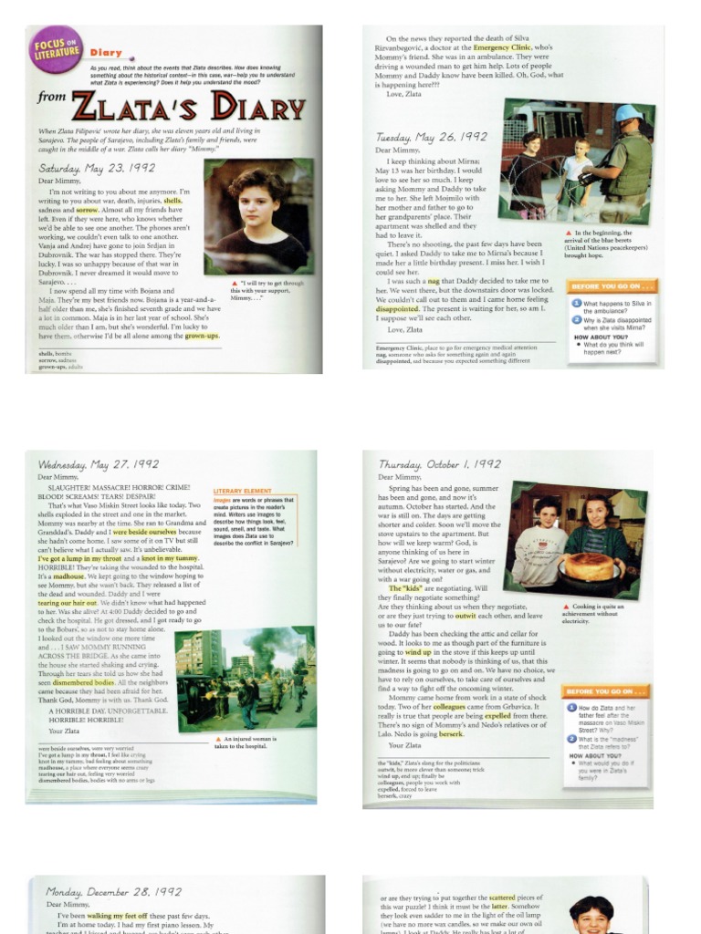 Zlata's Diary | PDF