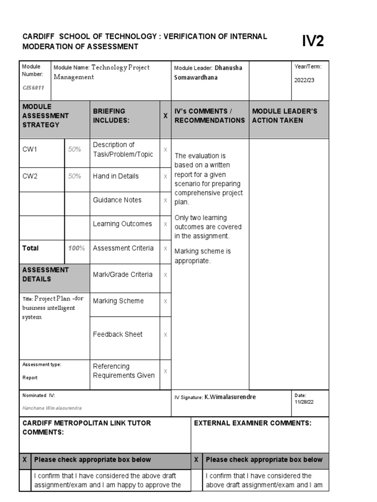 CIS6011 CW2 2022 - Semester1 | PDF | Information | Project Management