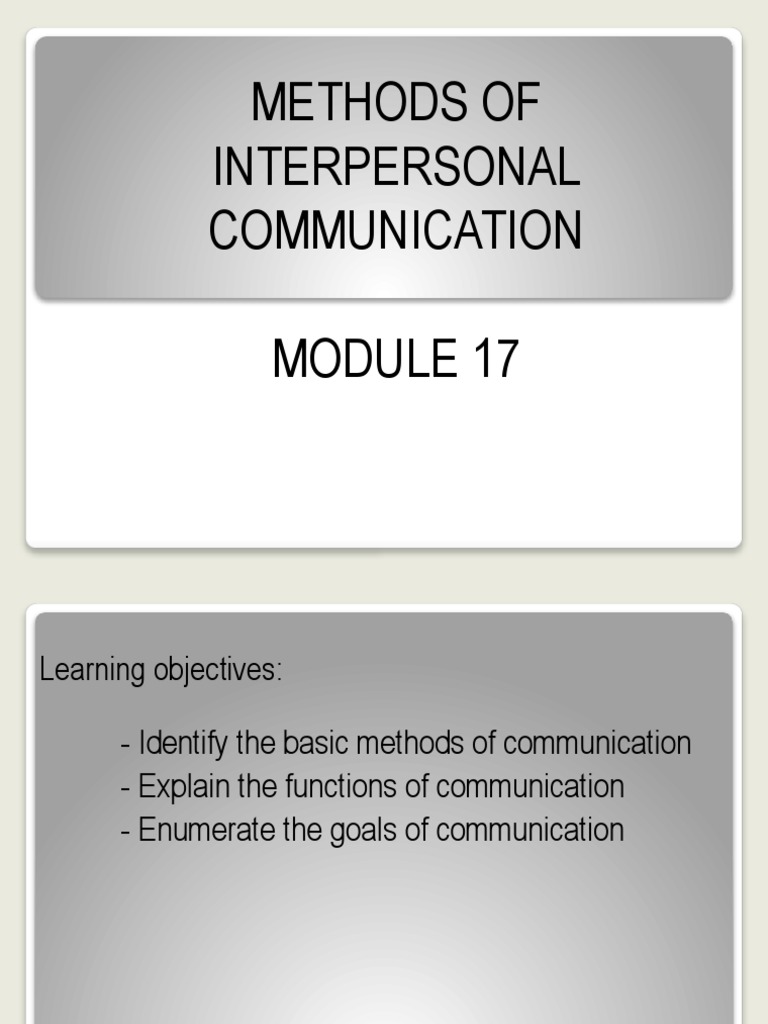 Module-17 | PDF