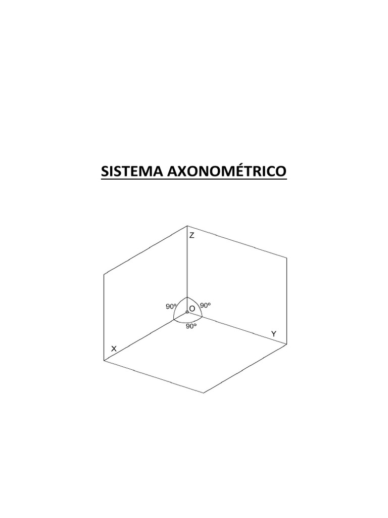 Sistema Axonométrico Dibujo Técnico | PDF | Triángulo | Geometria plana)