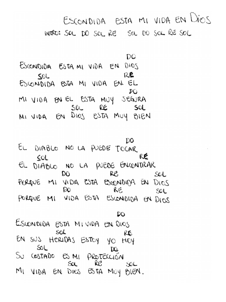 Escondida Esta Mi Vida en Dios | PDF