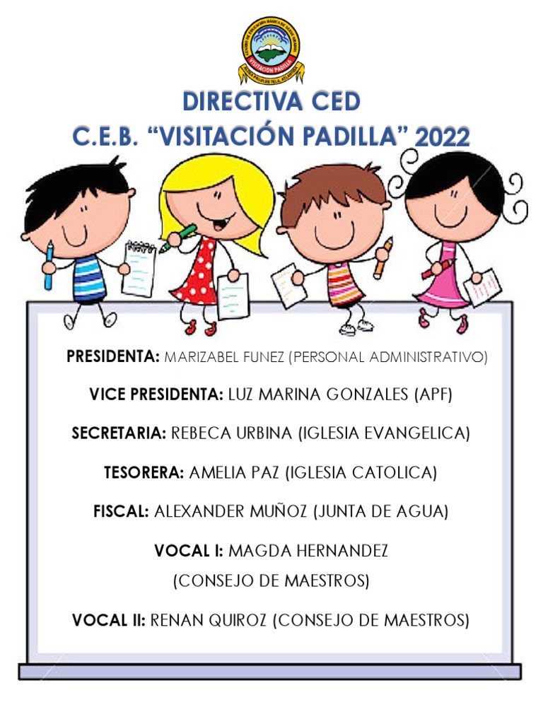 Directiva CED 2022: C.E.B. Visitación Padilla | PDF | Ciencias sociales