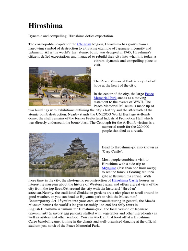 Hiroshima | PDF | Hiroshima