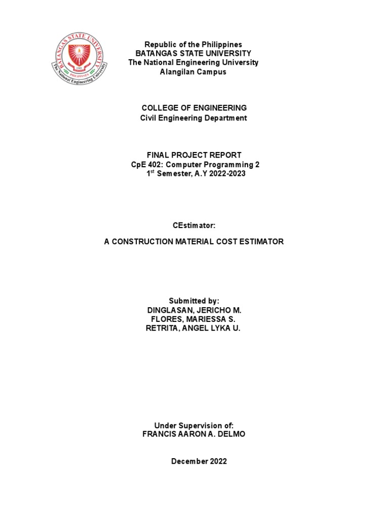 Project Documentation Template | PDF | Parameter (Computer Programming ...