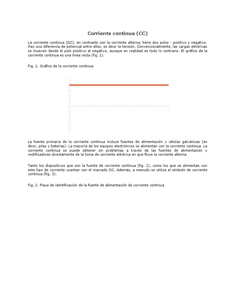 Corriente Continua | PDF
