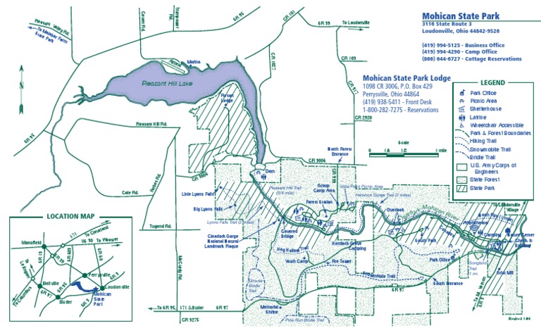 Mohican State Park Map Guide | PDF | Sports & Recreation | Travel