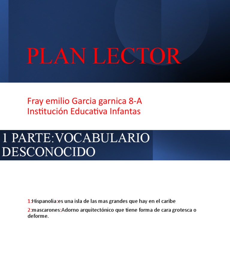 Plan Lector | PDF