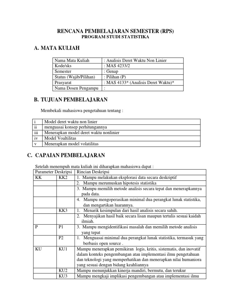 Rps Adw Non Linier | PDF