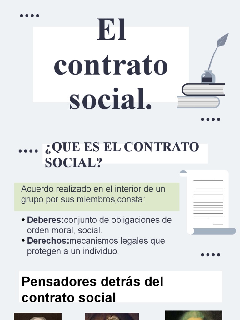 El Contrato Social | PDF
