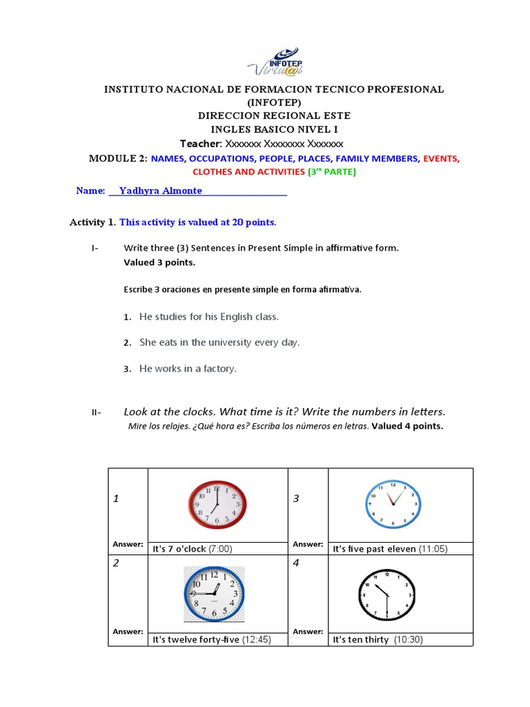 Tarea Modulo 2 TERCERA PARTE | PDF Tarea Modulo 2 TERCERA PARTE | PDF