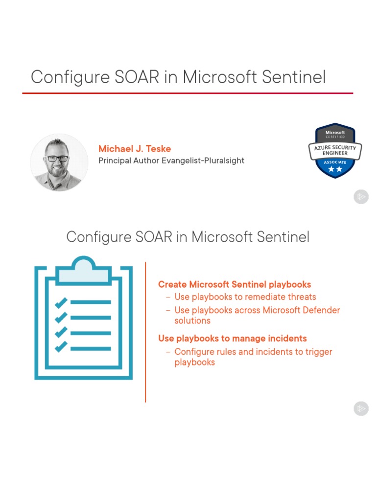 Configure Soar in Microsoft Sentinel Slides | PDF | Automation | Microsoft