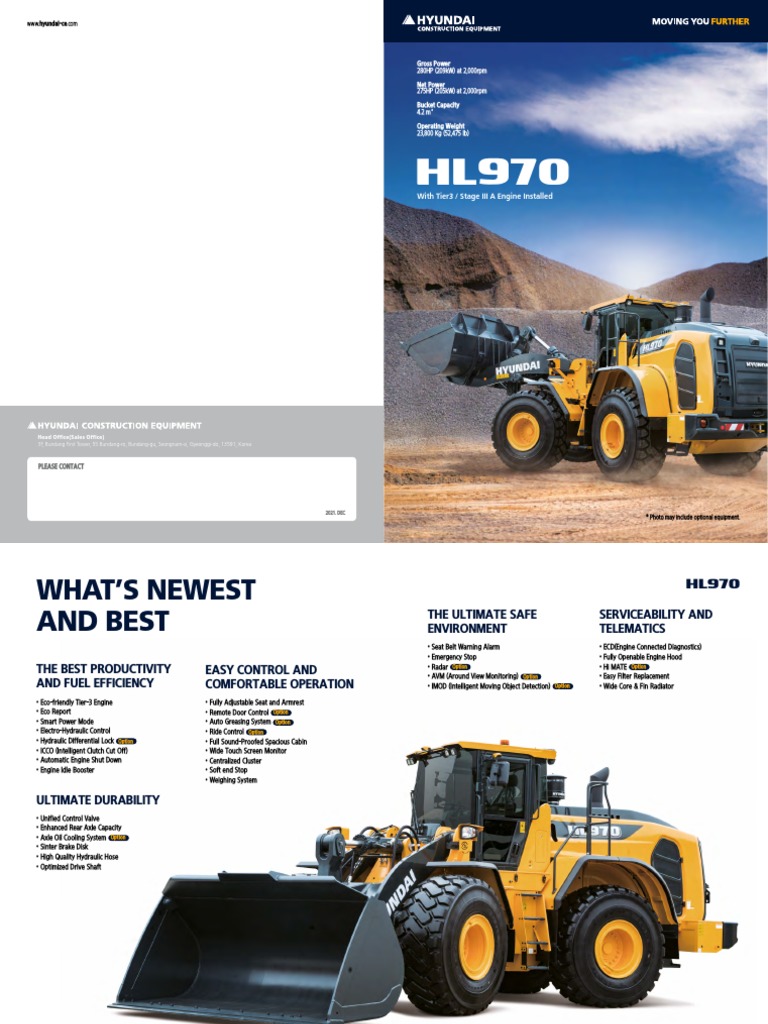 82549-Item-Brochure HL970 | PDF | Diesel Engine | Engines