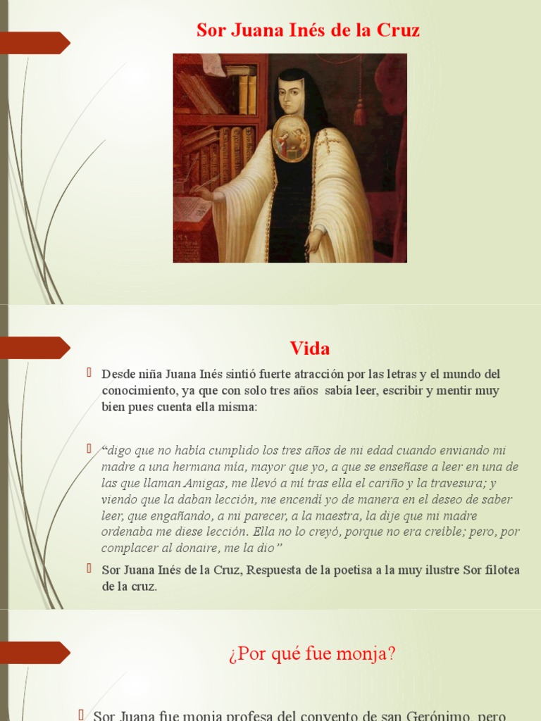 Sor Juana Inés de La Cruz | PDF