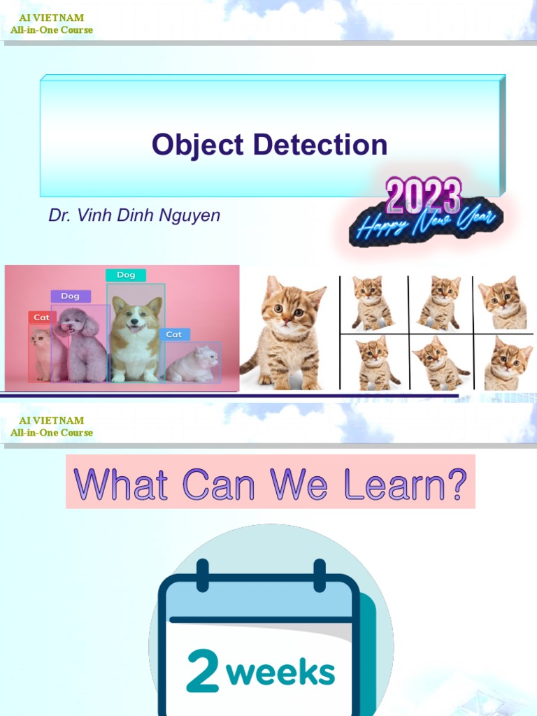 Object Detection Week 1 Object Detection In 20 Years Final Pdf
