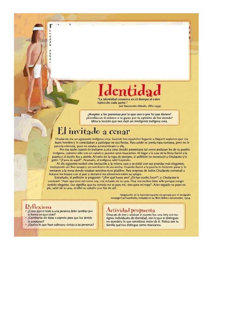 Cuento Identidad Pdf