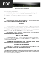 JBCC Minor Works Agreement Edition 5.2 | PDF