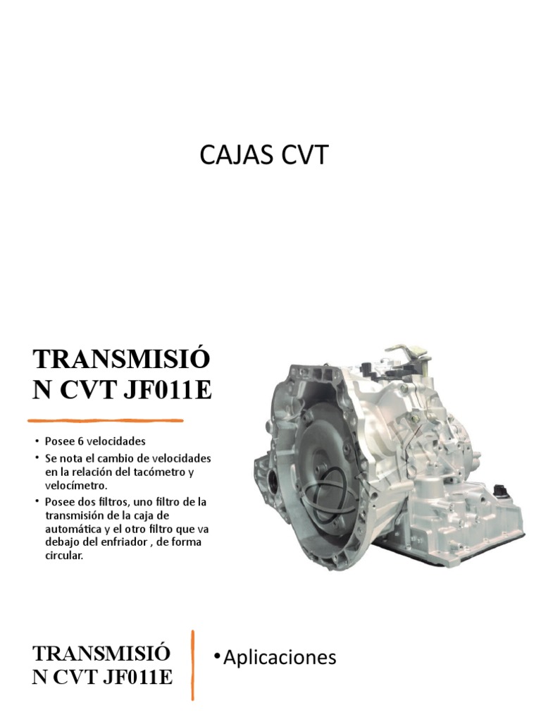 Cajas CVT | PDF | Transmisión automática | Coche