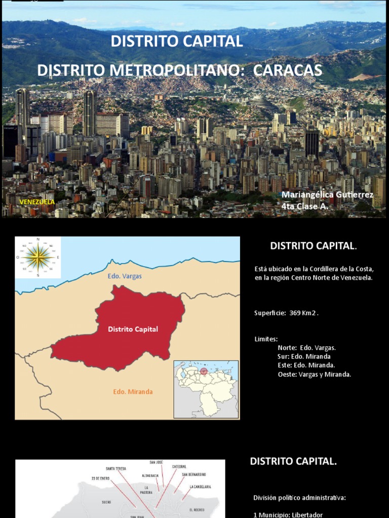 Historia y características del Distrito Capital | PDF | Venezuela