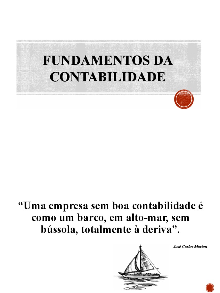 Fundamentos Da Contabilidade | PDF | Contabilidade | Relatório anual