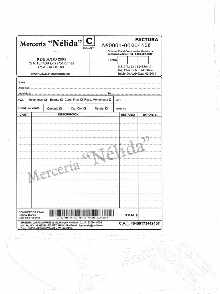 Factura C - 220821 - 204106 | PDF