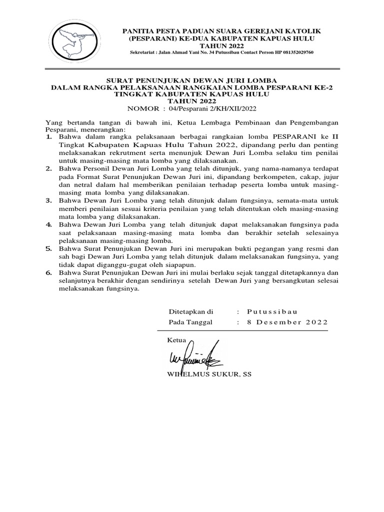 SK Juri Pesparani Ii | PDF