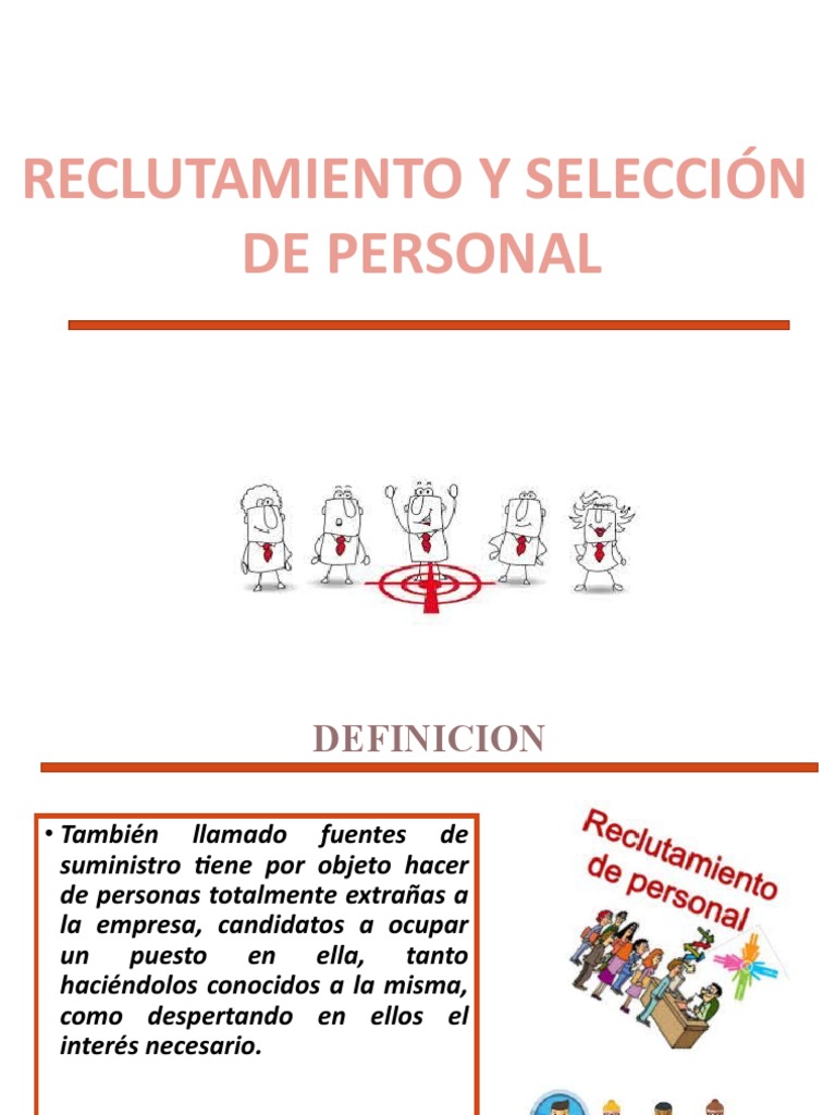 Reclutamiento y selección de personal: Procesos, métodos y herramientas | PDF | Reclutamiento ...
