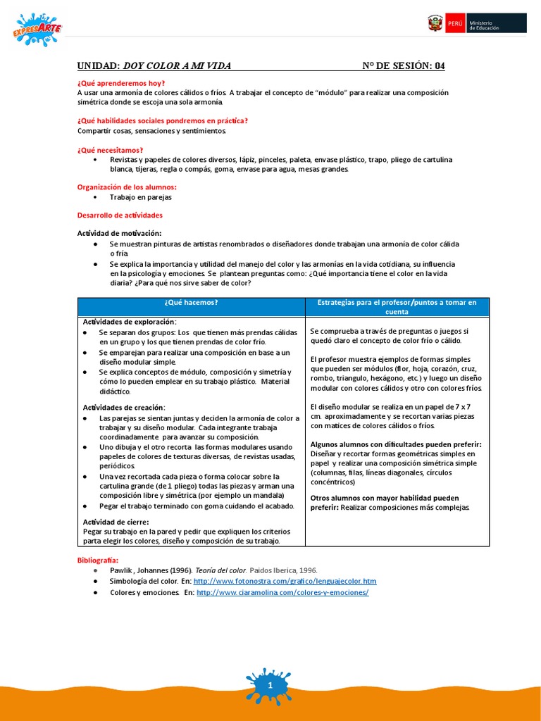 ART Expresarte N3 AV S04 | PDF | Color