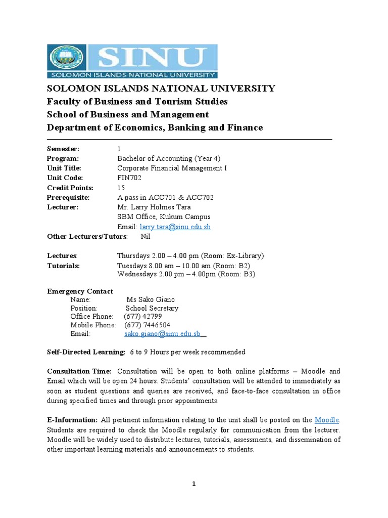 Fin702 Ud 2023 | PDF | Valuation (Finance) | Risk