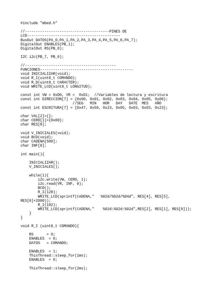 #Include Mbed.h | PDF