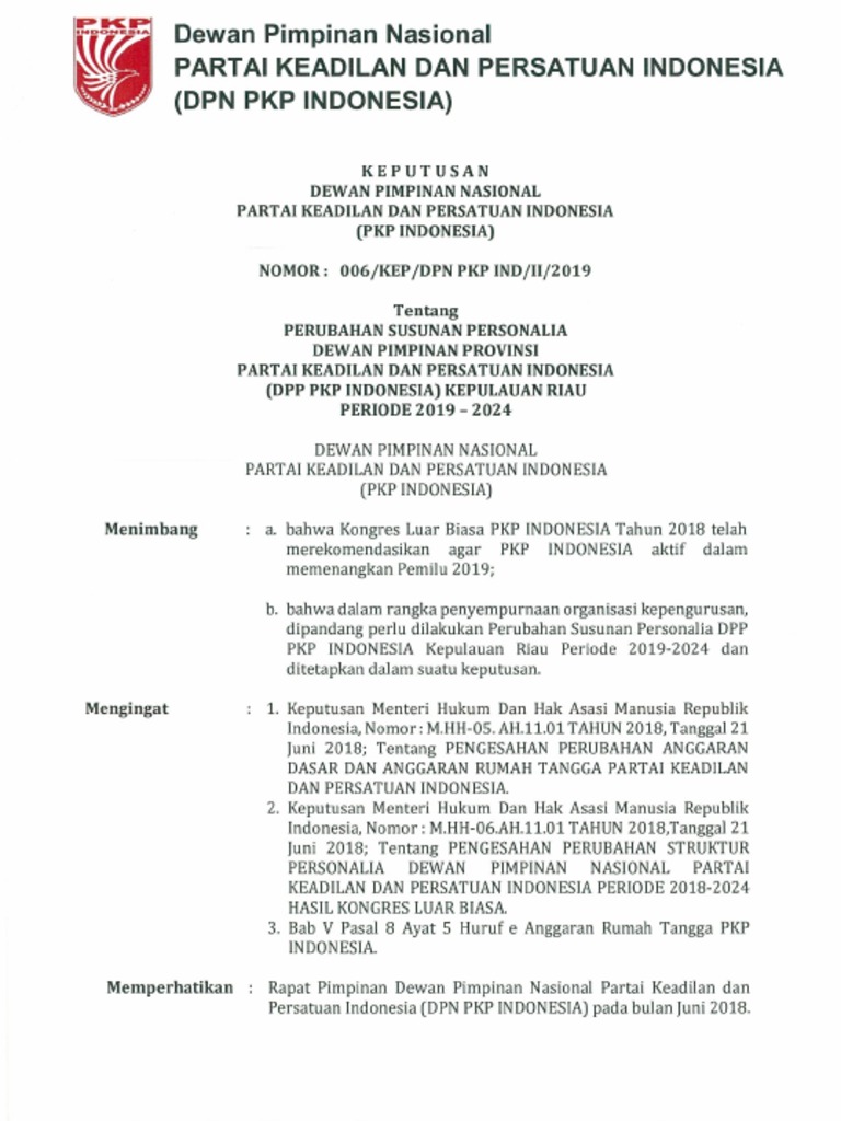 006-SK DPP Kepri | PDF