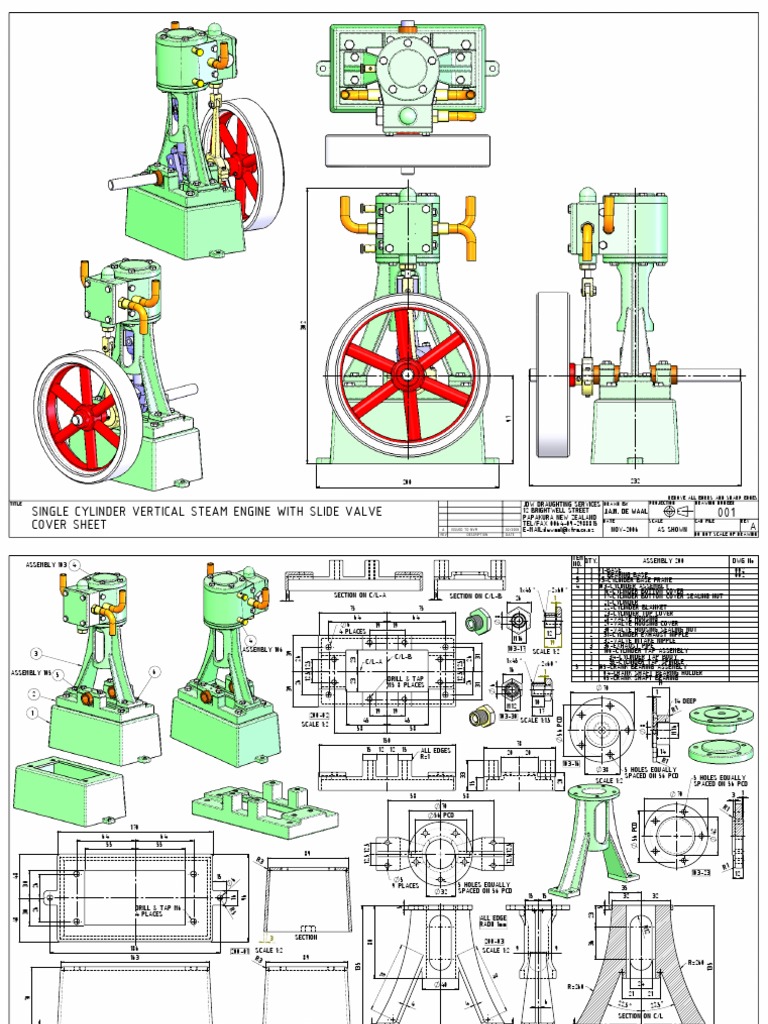 Vertical steam engine slide valve assembly | PDF | Gas Technologies ...