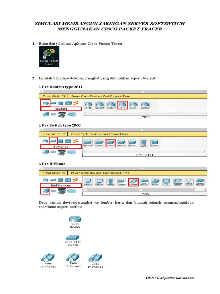 Simulasi Membangun Jaringan Server Softswitch | PDF