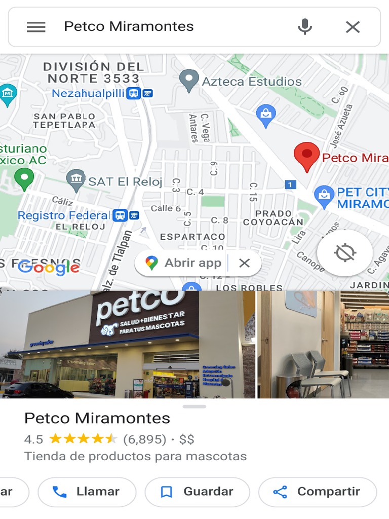 Petco Miramontes - Google Maps | PDF