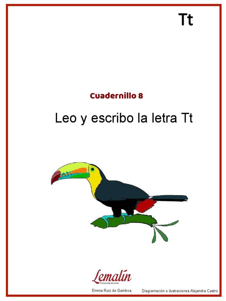 Aprendiendo la letra Tt en 5 días | PDF