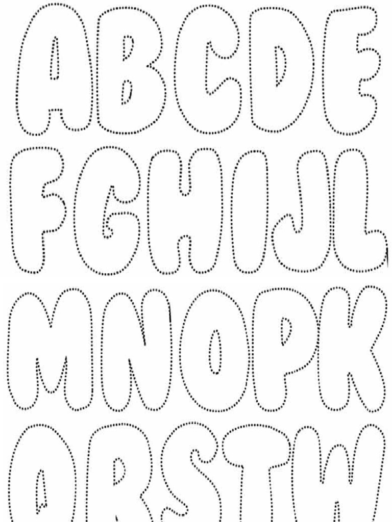 Molde de Letras | PDF