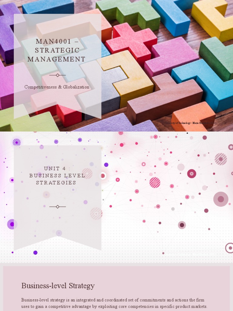 Unit 4 - Business Level Strategies | PDF | Strategic Management | Marketing