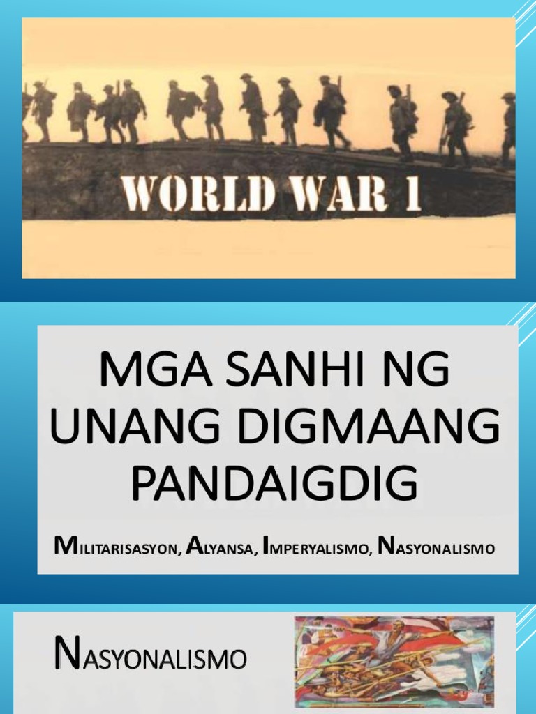 Aralin 13 - P1 Ang Unang Digmaang Pandaigdig | PDF
