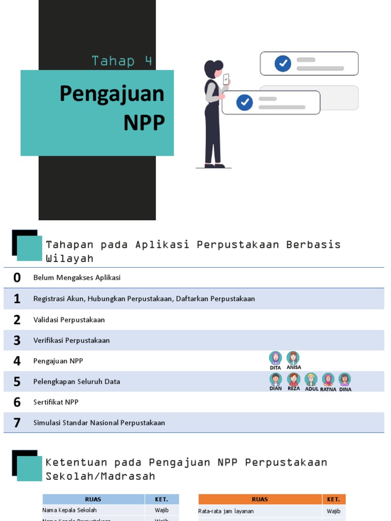 Panduan Pengajuan NPP Perpustakaan | PDF