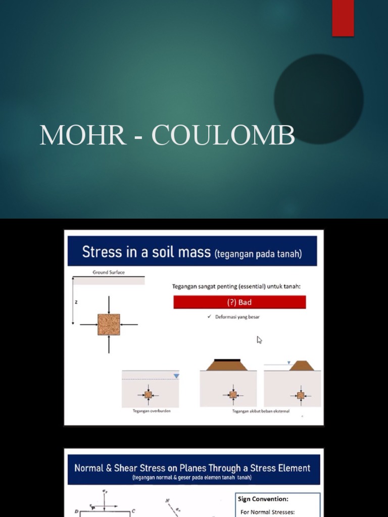3. Mohr Coulomb | PDF
