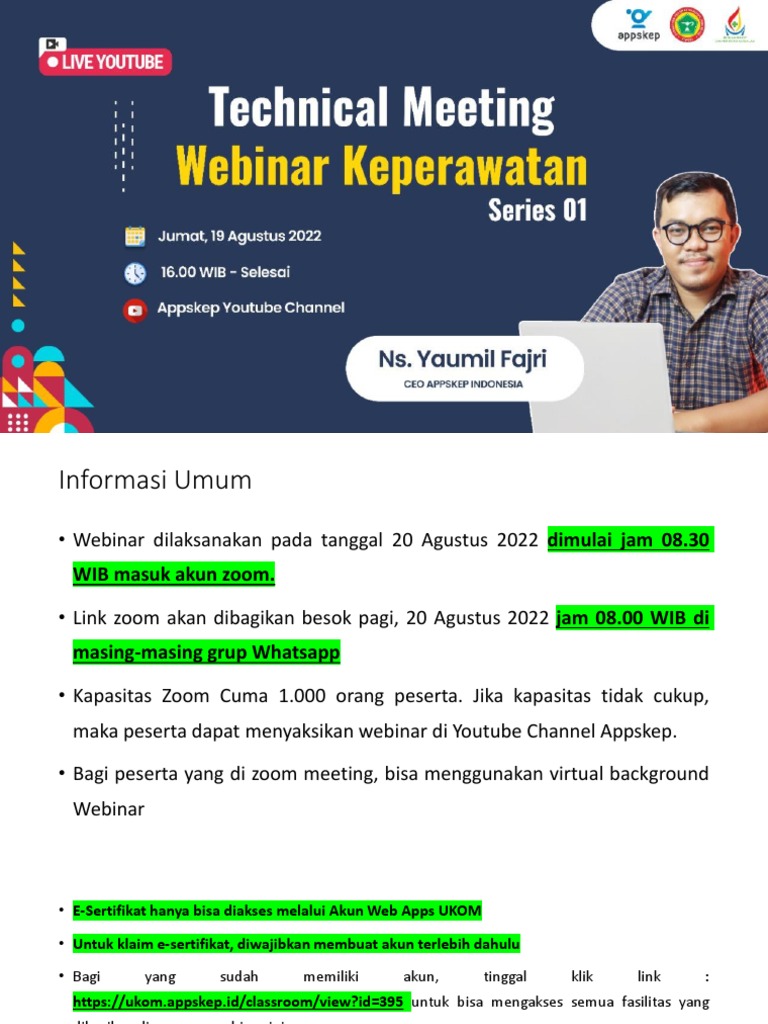 Poin Technical Meeting Webinar | PDF