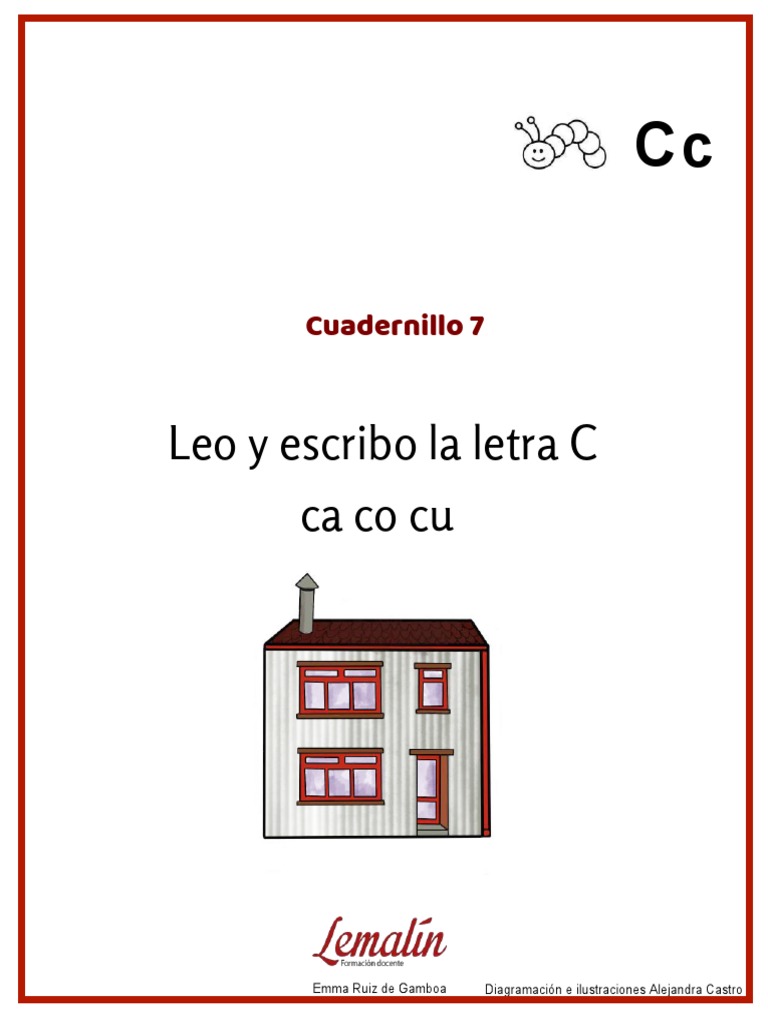 Cuadernillo 07, Letra C | PDF