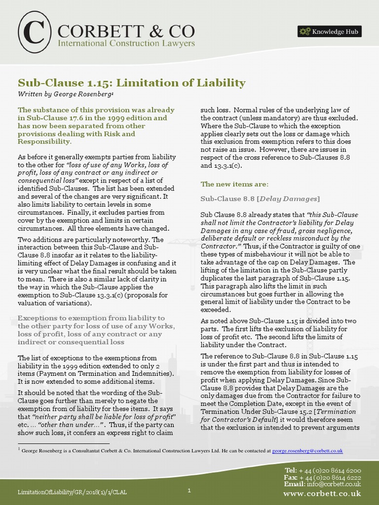 Fidic Red Book 2017 Commentary Pdf